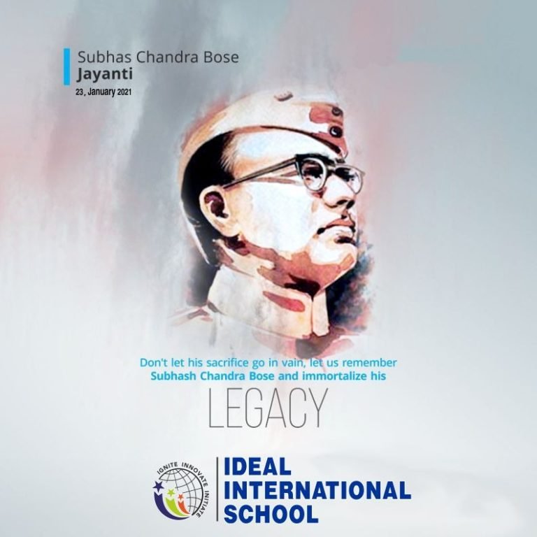 Netaji Subhash Chandra Bose Jayanti - Ideal International Indore