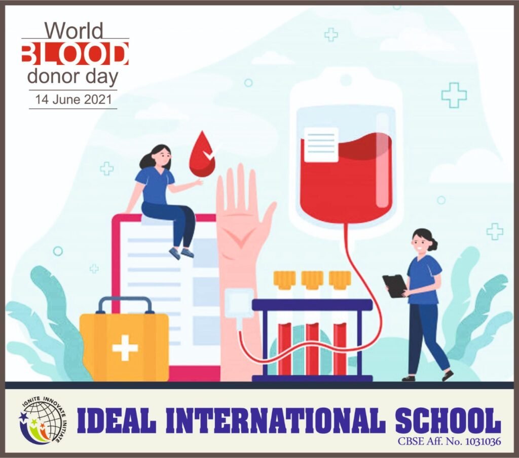 World blood donor day - Ideal International Indore
